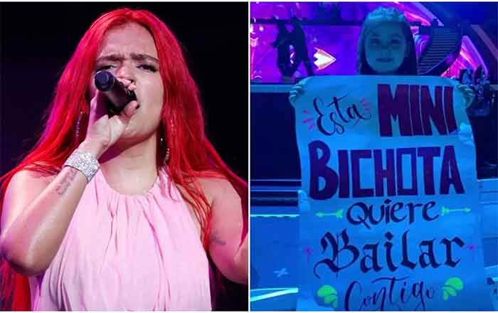 Vive Karol G emotivo momento junto a niña en Viña del Mar