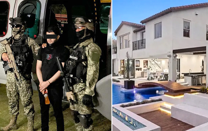 Así es la lujosa casa de ‘El Nini’ donde Peso Pluma grabó El Belicón