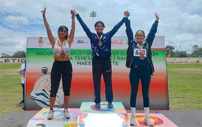 Gana corredora medallas para Reynosa