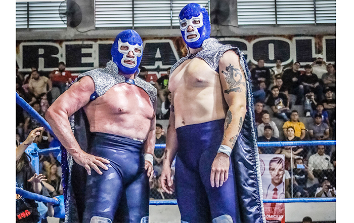 Blue Demon Junior recibe homenaje en Reynosa por Panther Promotions