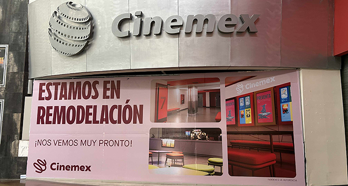 ¡Que empiece la función!; Cinemex está en remodelación tras ...