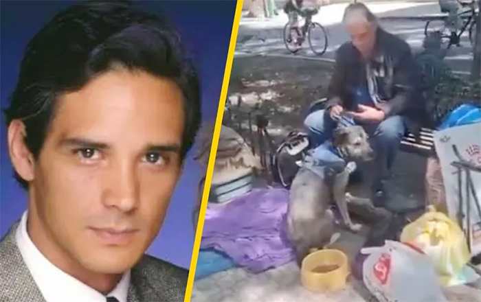 De actor de telenovelas a vivir en la calle