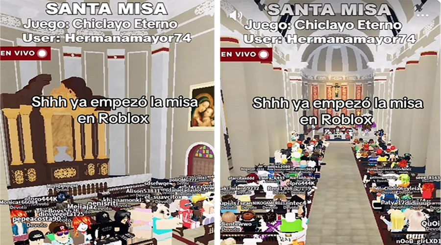 Ahora ya puedes ir a misa… ¡en Roblox!